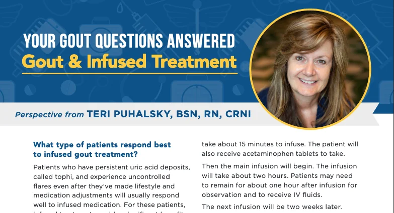 Gout & Infused Treatment - Alliance for Gout Awareness
